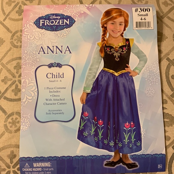 Costumes | Disney Frozen Anna Child Costume | Poshmark